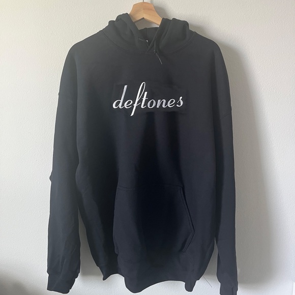 American Vintage | Sweaters | Black Grunge Y2k Deftones Embroidery ...